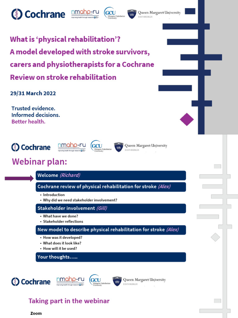 Stroke Rehab: Cochrane Review Insights | PDF | Physical Therapy ...