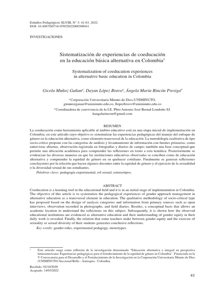 Sistematiz de Expe-estud Pedag-22 | PDF