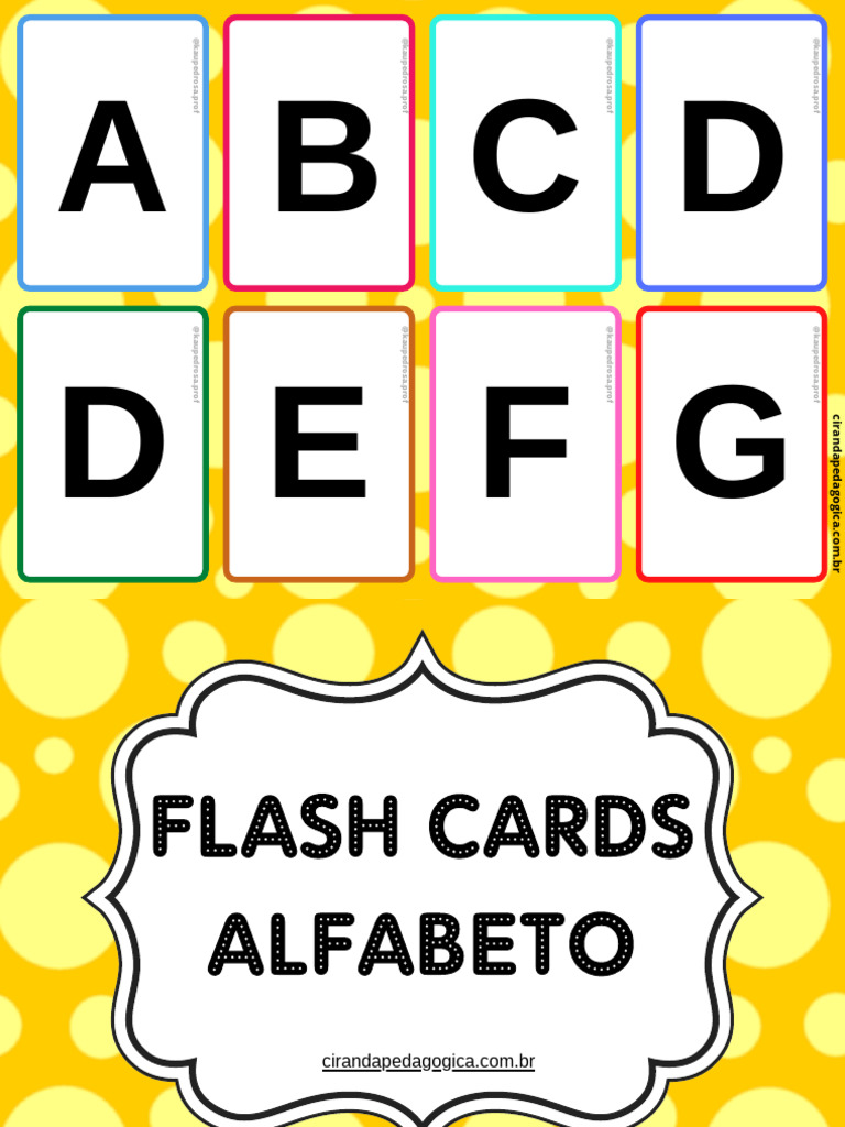 Flash-Cards-Alfabeto-1 | PDF