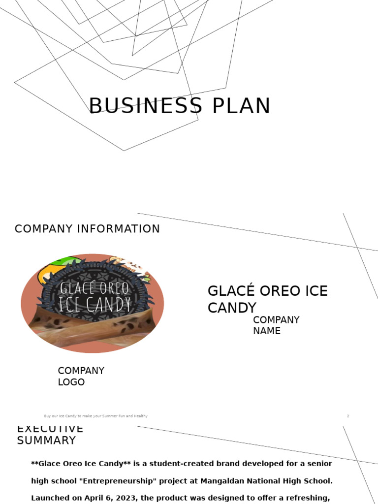 Business Plan Ice Candy | PDF