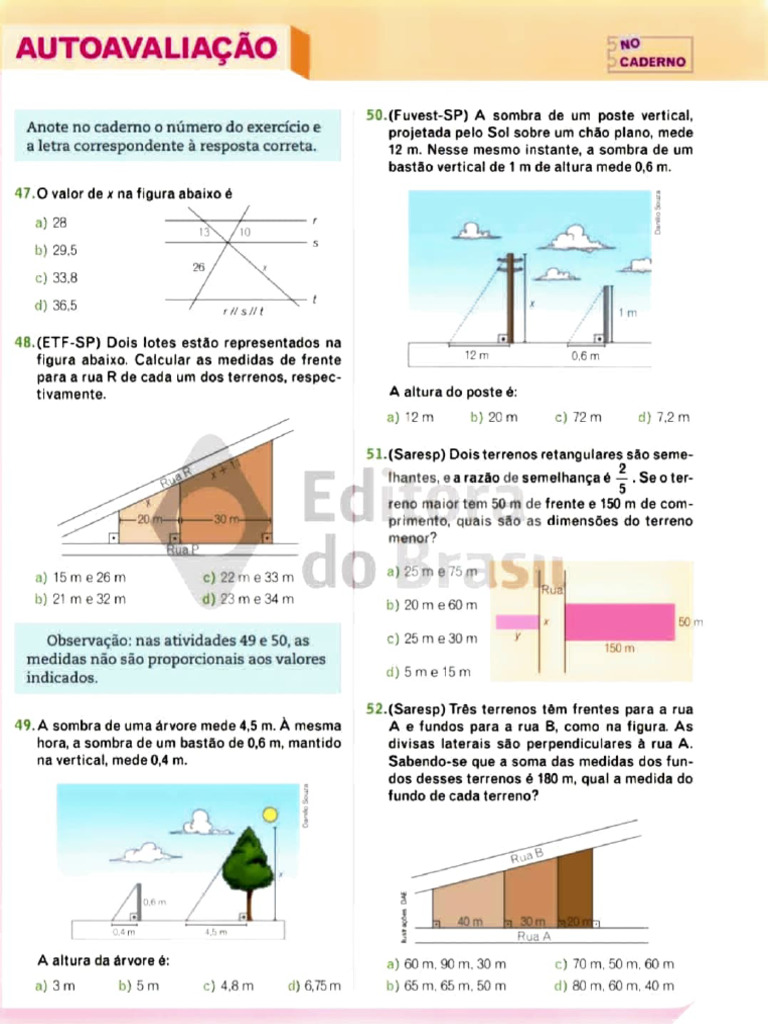 Teorema de Tales | PDF