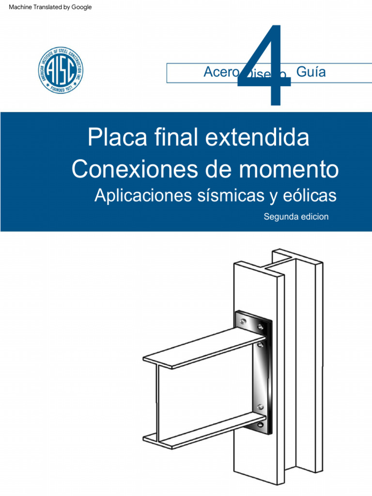 AISC Design Guide 04 - Extended End-Plate Moment Connections - 2nd ...