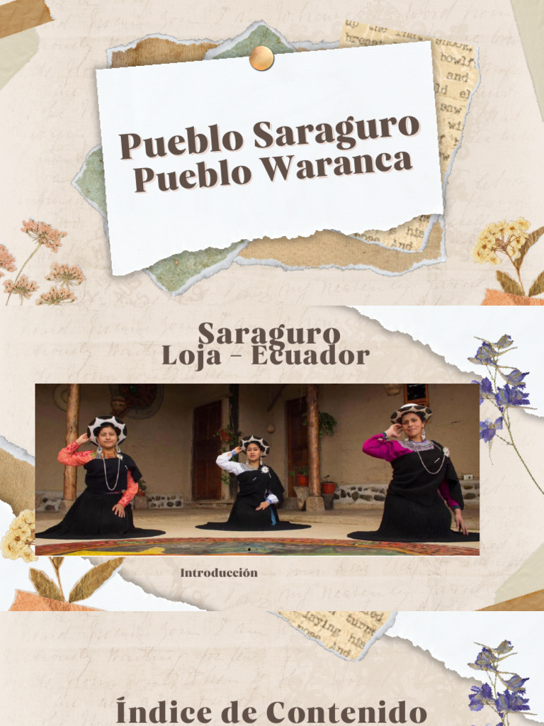 Arte y Cultura en Saraguro, Ecuador | PDF | Estudios de idiomas ...