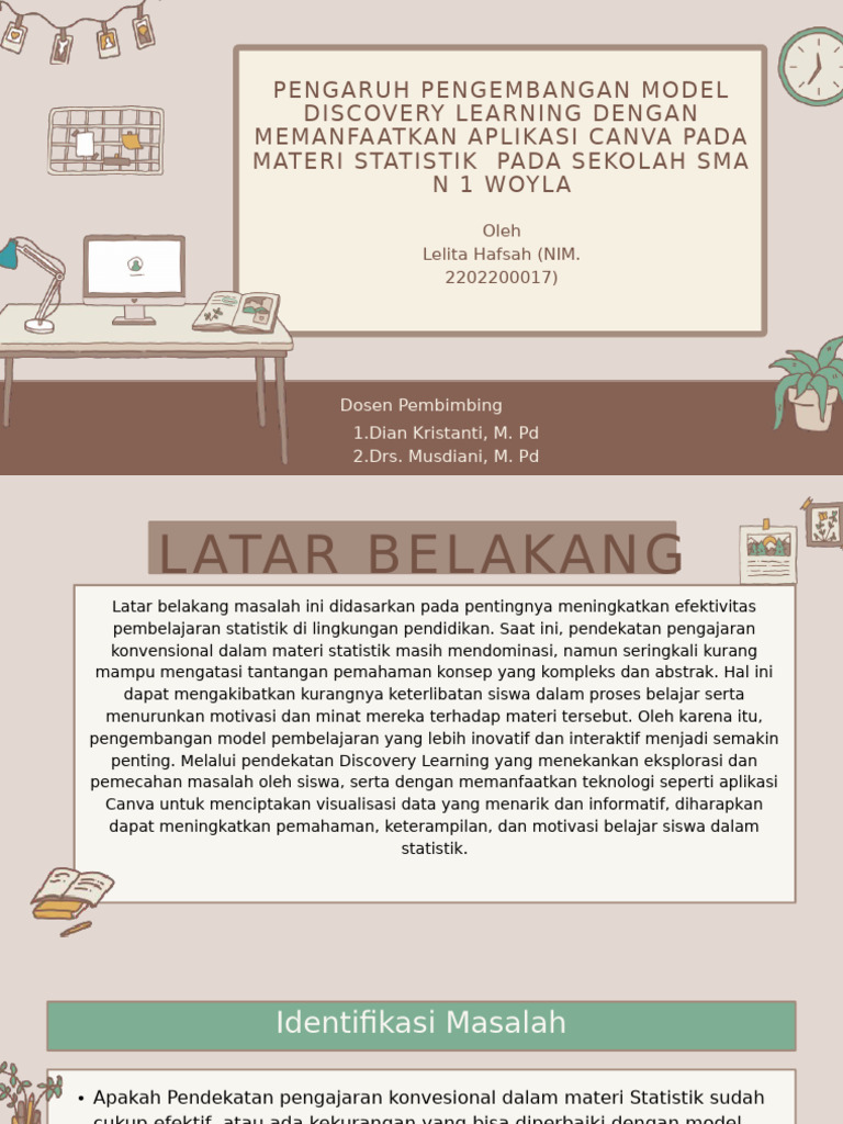 Pengaruh Pengembangan Model Discovery Learning Dengan Memanfaatkan Aplikasi Canva Pada Materi ...