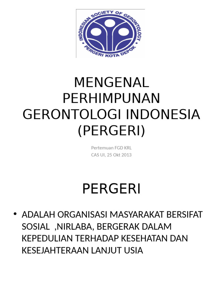 Mengenal Pergeri Depok | PDF