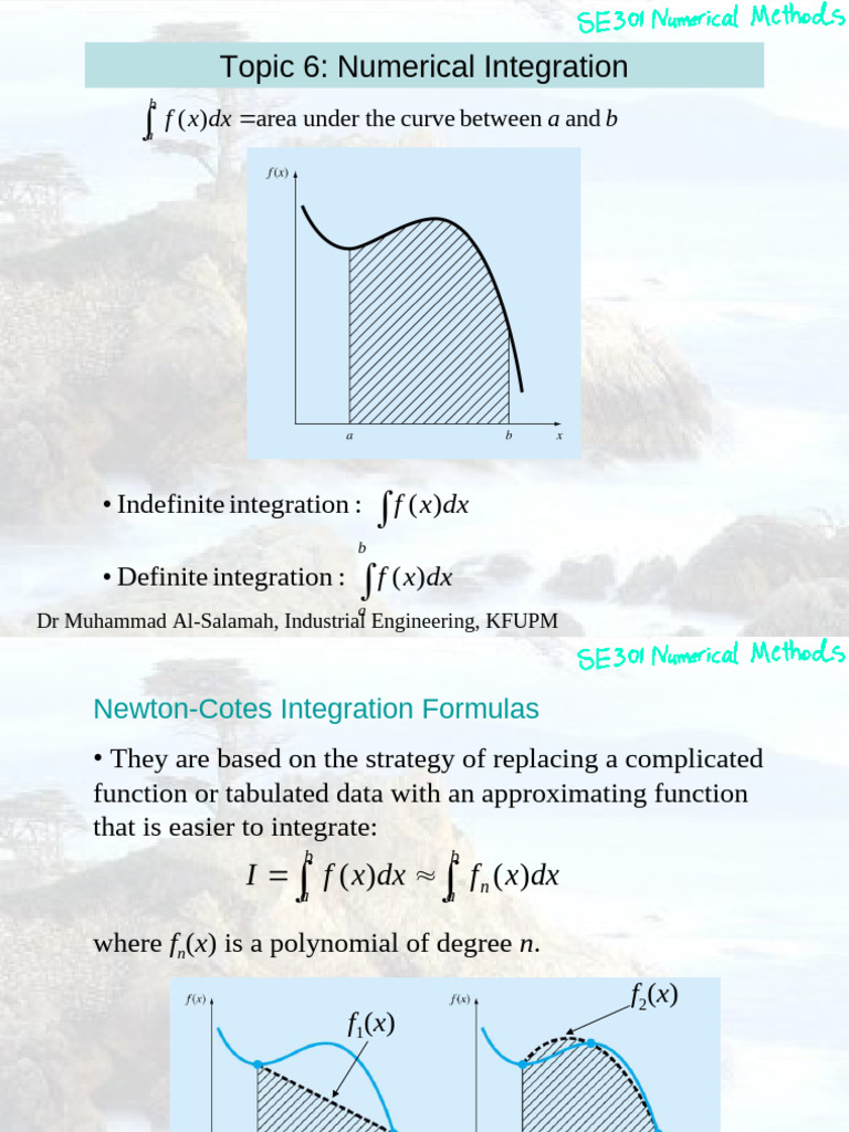 Numerical Integration | PDF