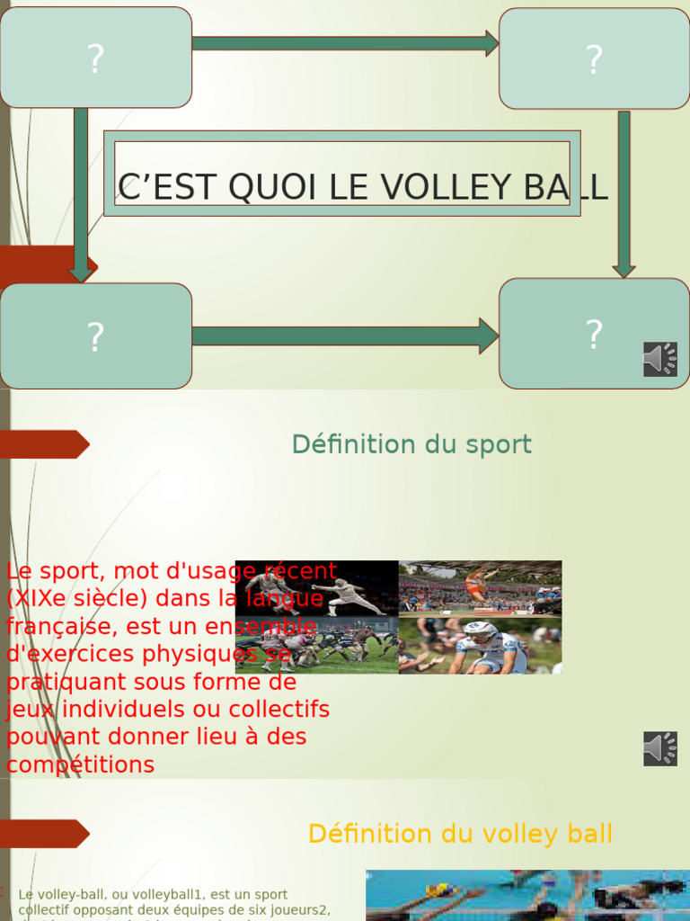 Volley Ball Zineb Lina Assia Présentation | PDF | Volley-ball | Règles et réglementation des sports