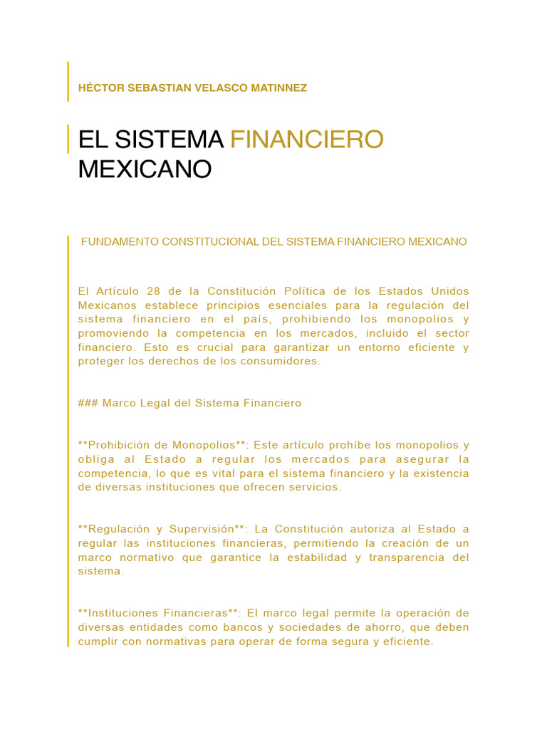 Ensayo Sebastián | PDF | Sistema financiero | Negocios