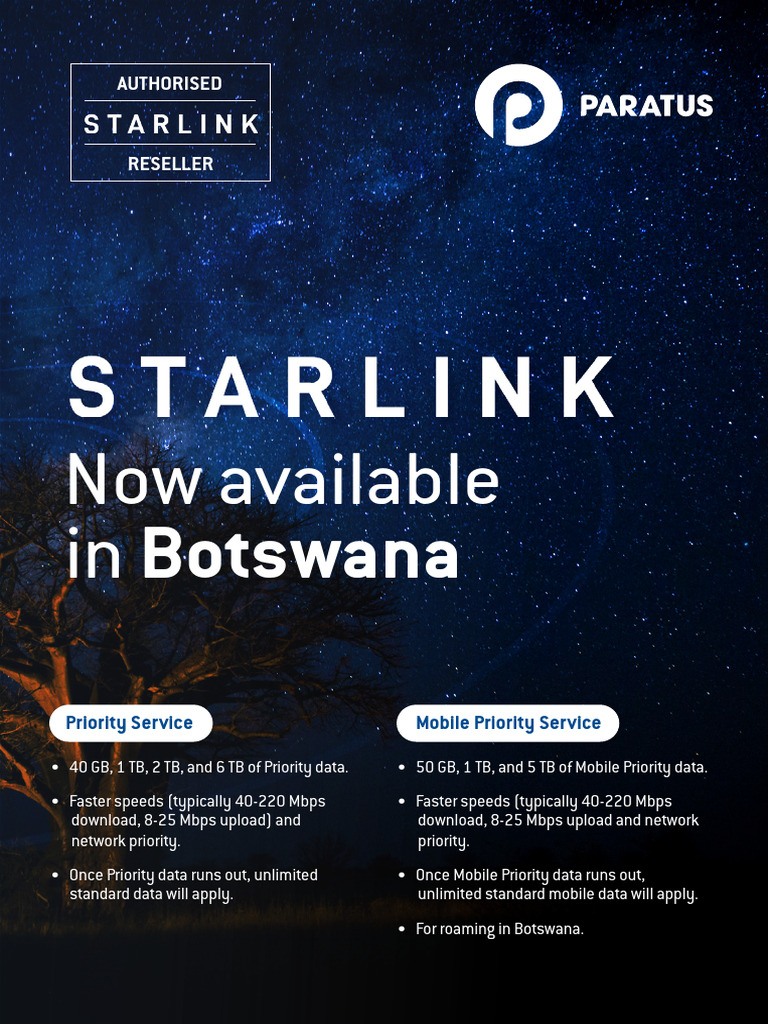 Paratus-Botswana-Starlink-Brochure | PDF
