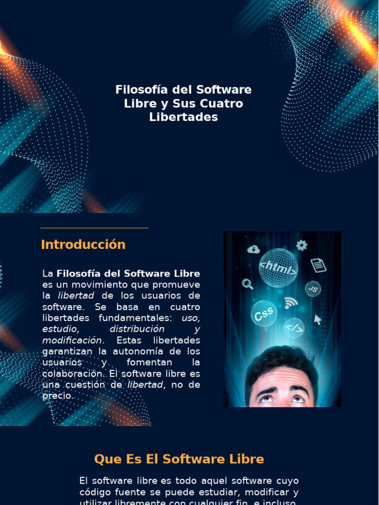 Principios Fundamentales de La Filosofia Del Software Libre | PDF