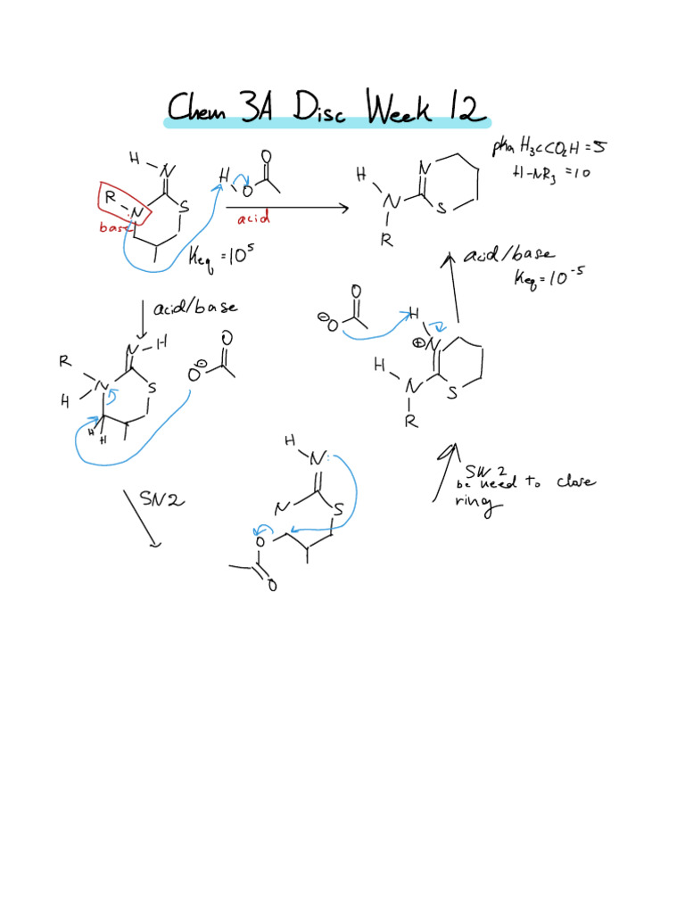 Chem 3A Disc Week 12 | PDF