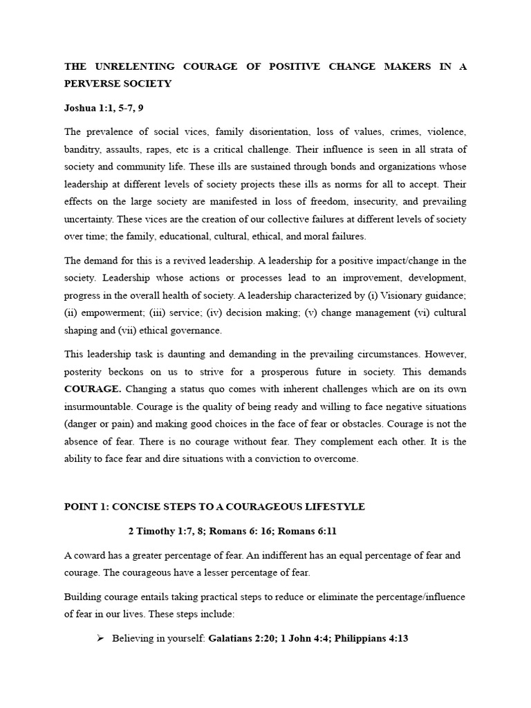 Campus - The Unrelenting Courage of Positive Change Makers in A ...