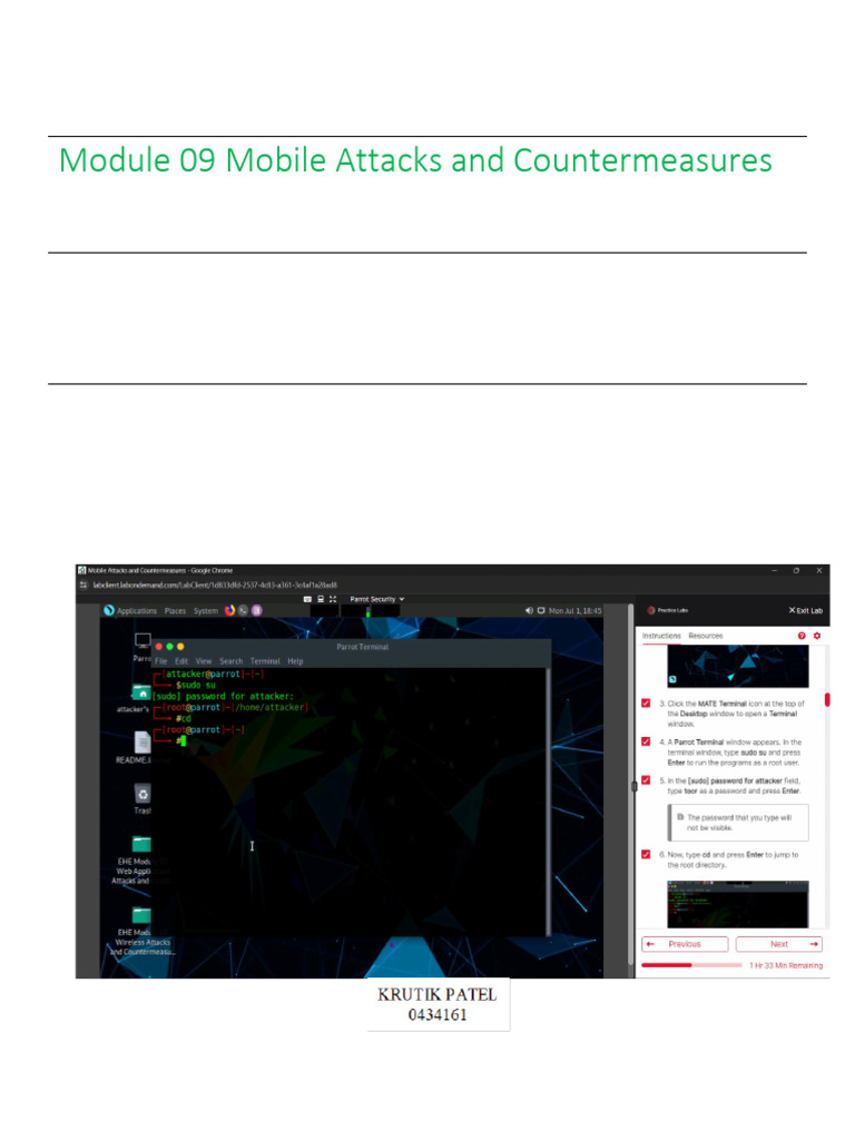 Lab 8 - Module 09 - Work Sheet (KRUTIK PATEL) | PDF