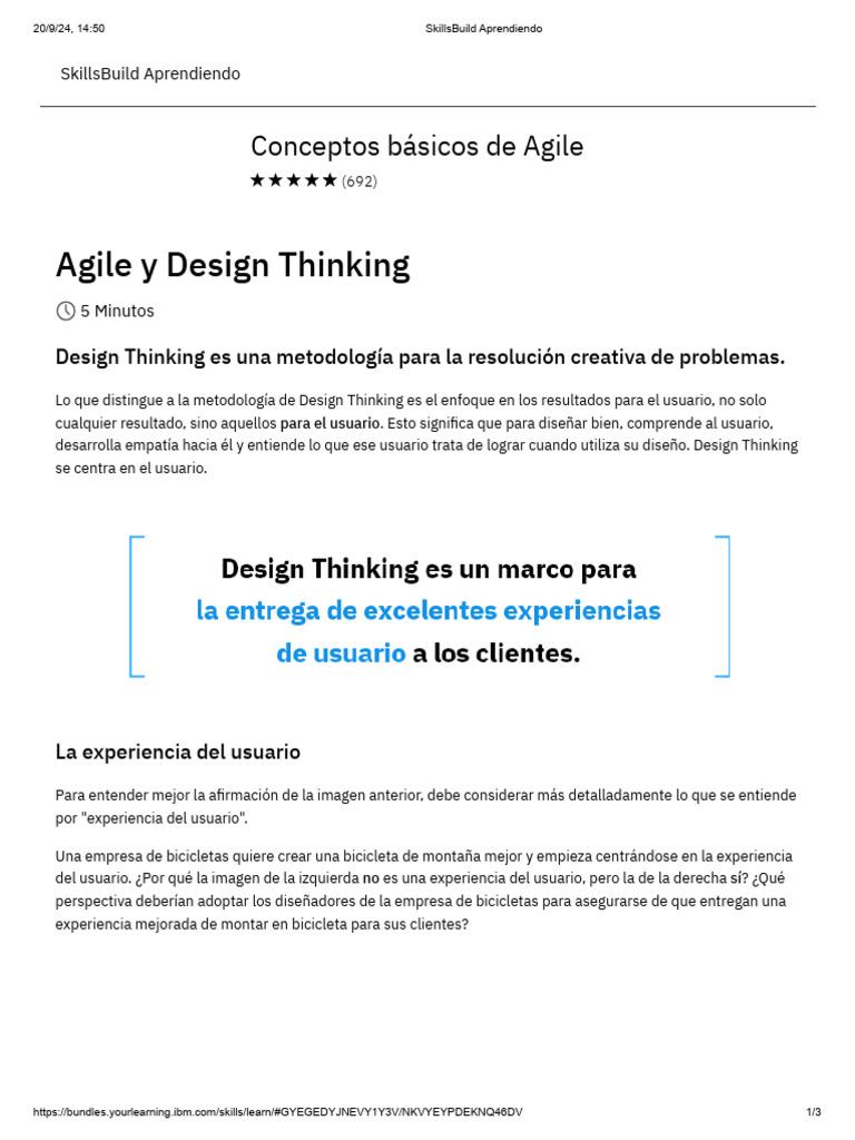 Agile y Design Thinking | PDF