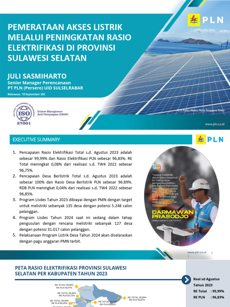 Lisdes - Sulsel Agustus 2023 PLN | PDF