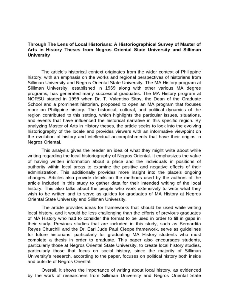 Phil. History | PDF