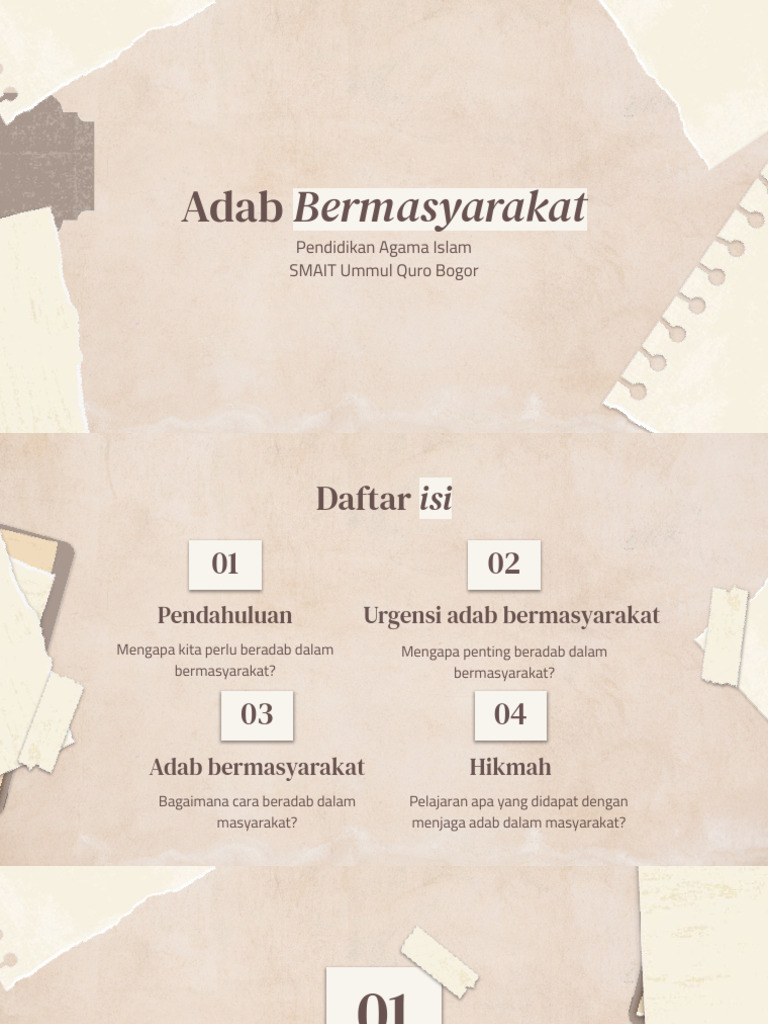 Adab Bermasyarakat | PDF