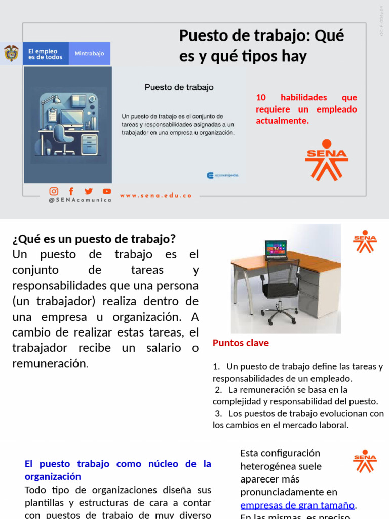 Que Es Un Puesto de Trabajo | PDF | Creatividad | Empleo