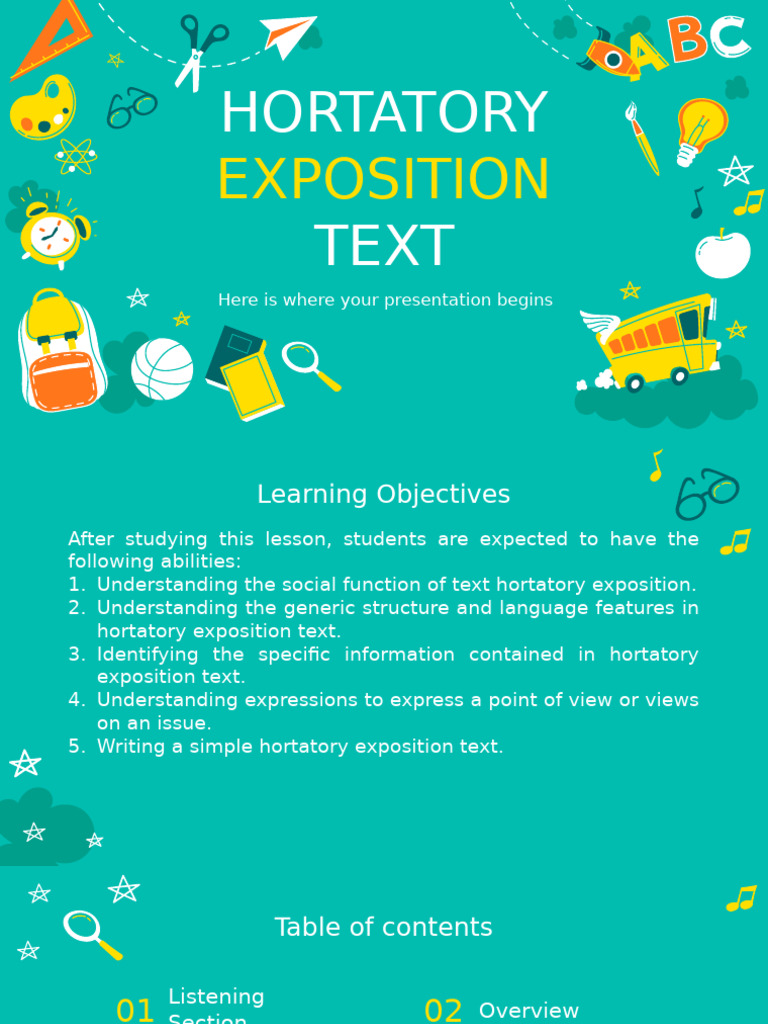 Hortatory Exposition 23-24 | PDF