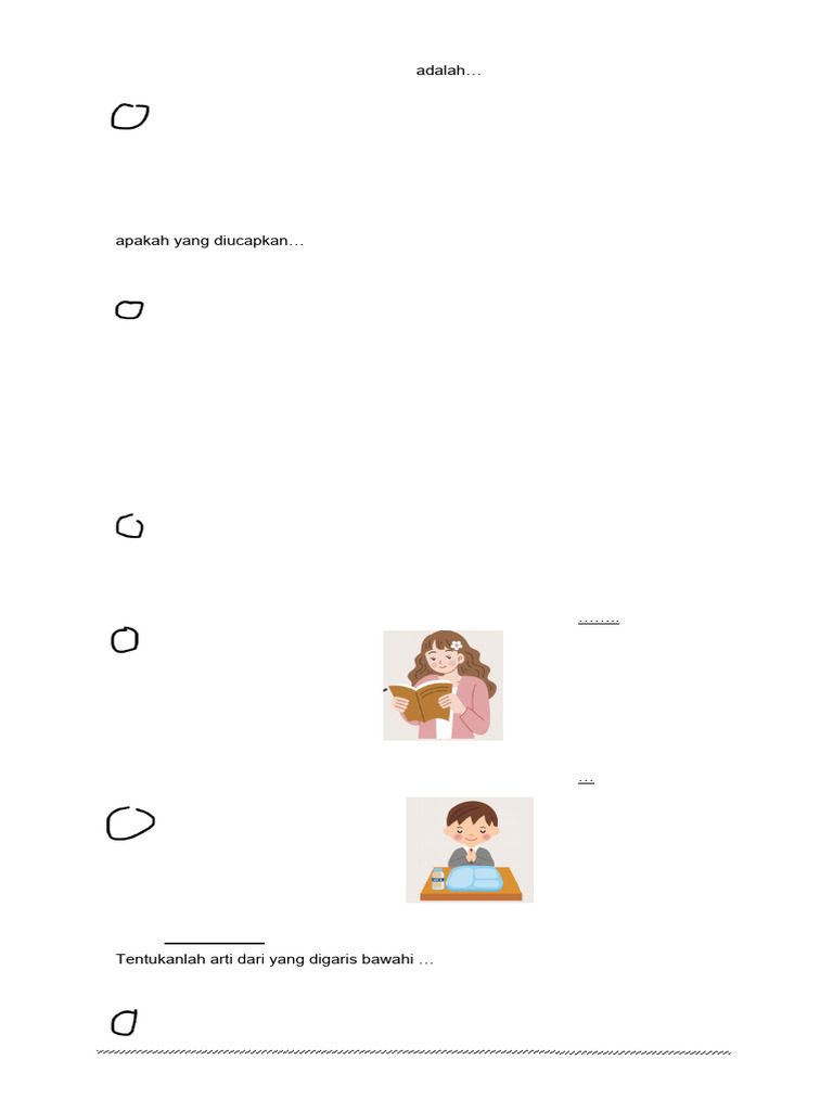 Kisi-kisi Soal Latihan Bahasa Jepang | PDF