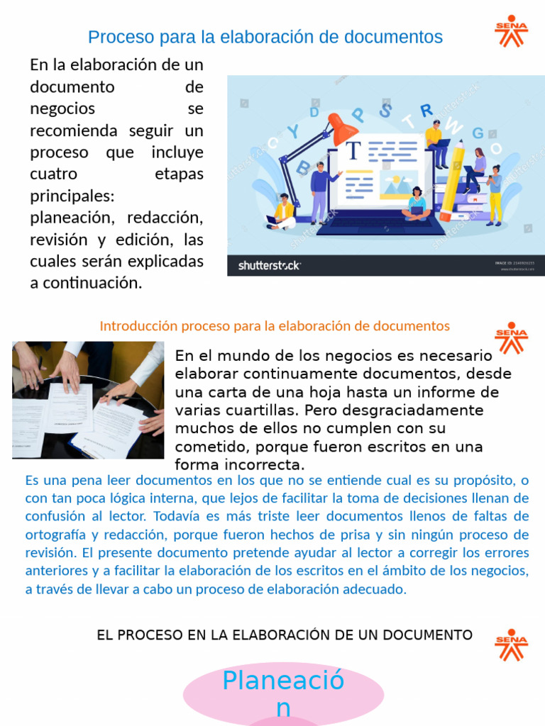 Clase 6-Proceso Elab. Documentos | PDF | Planificación | Información