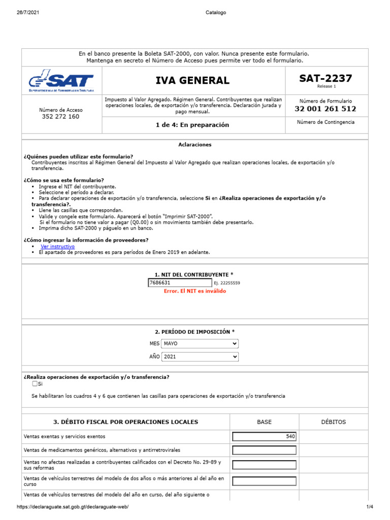 Declaraguate EJERCICIO 1 III UNIDAD | PDF