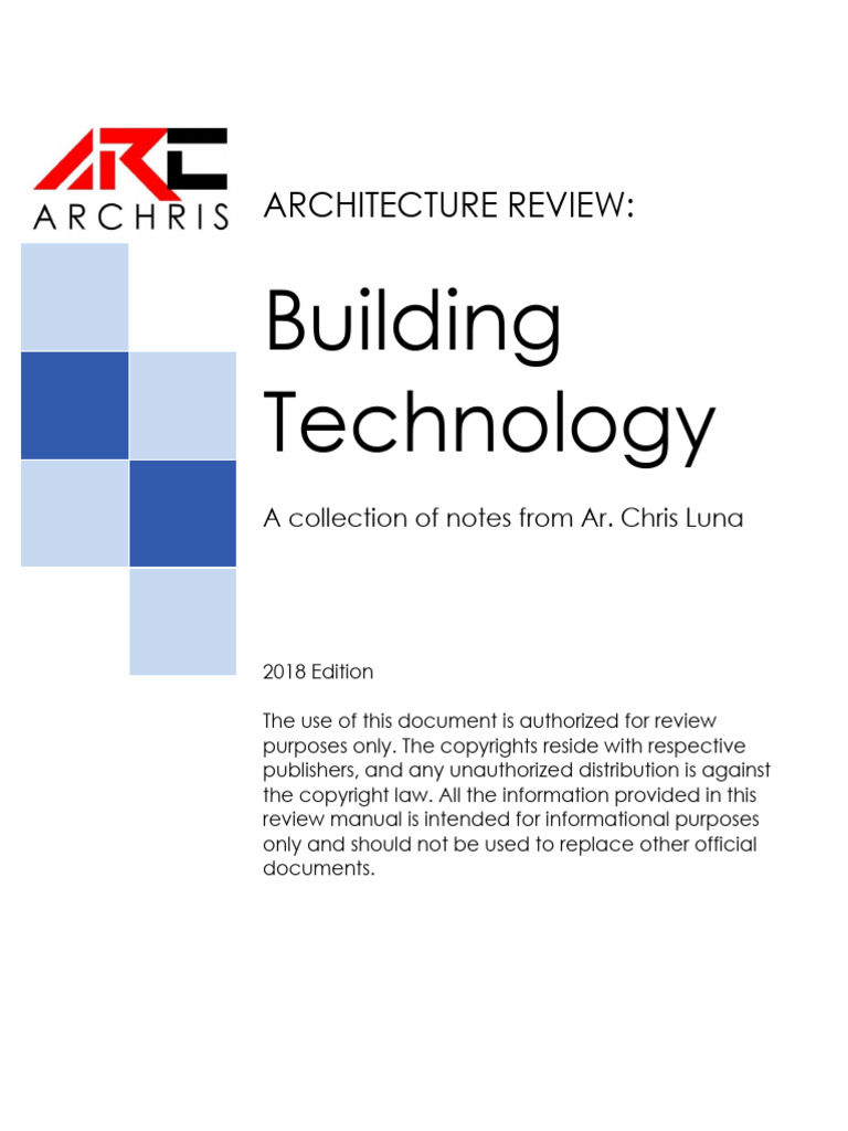 Building Technology Reviewer Part 1 | PDF