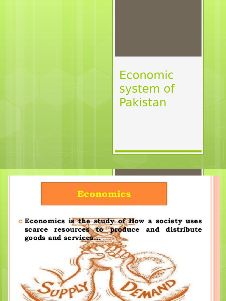 Economic System of Pakistan | PDF