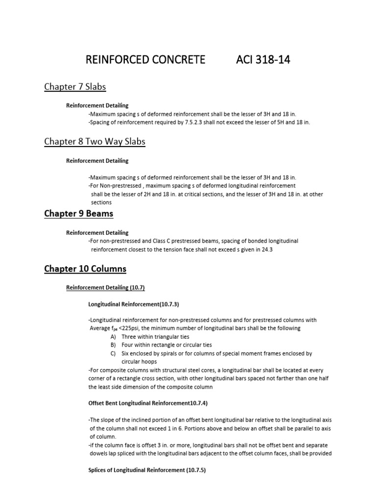 Aci 318-14 | PDF