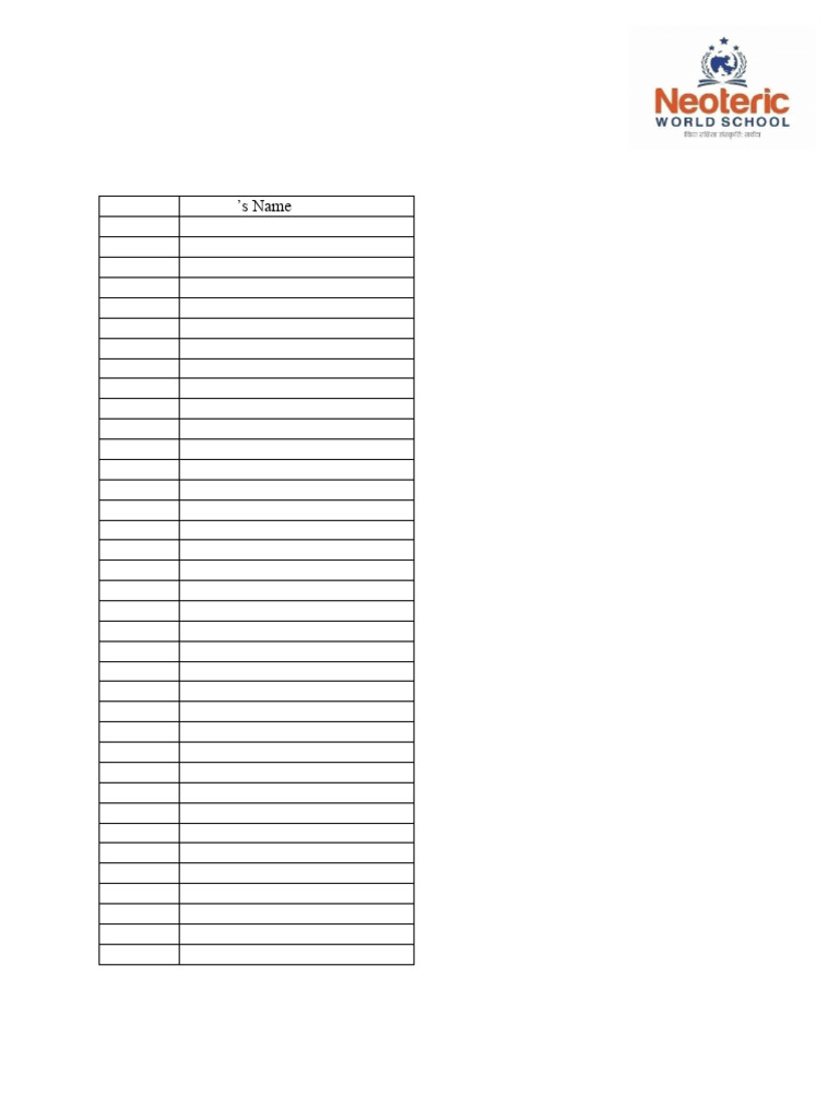 Term-I Exam Roll Numbers 2024-25 | PDF