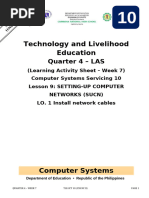 TLE ICT 10 Q4 INC Week1 8 | PDF | Computer Network | Network Topology