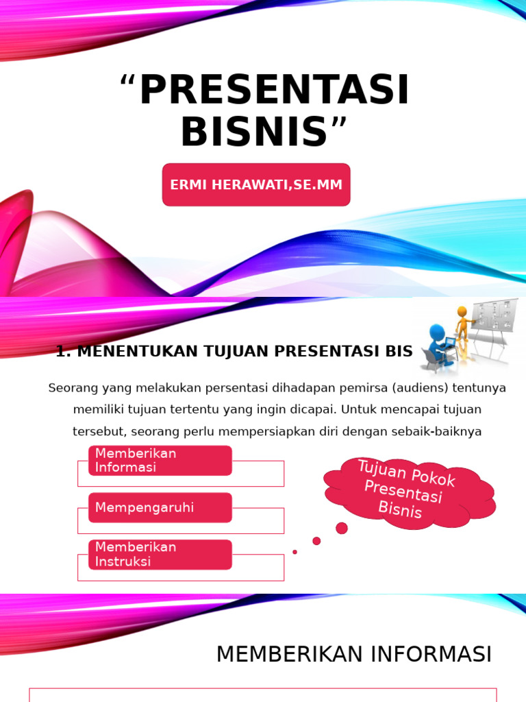 Bab 6. Presentasi Bisnis | PDF