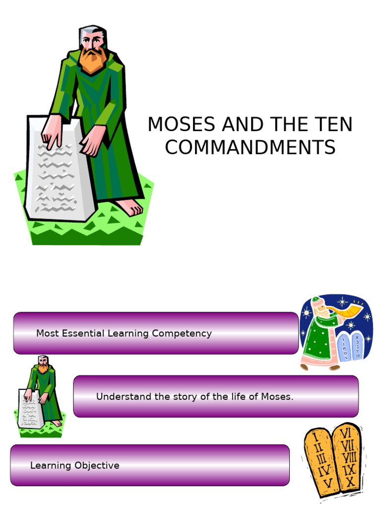 Moses and The Ten Commandments | PDF