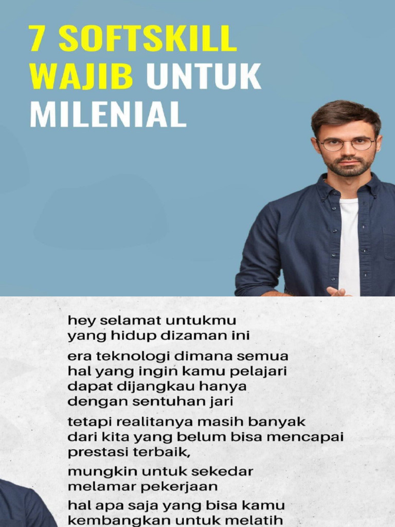 7 Softskill Milenial | PDF