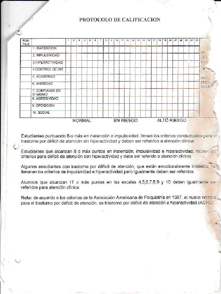 Owens Escala 5 | PDF
