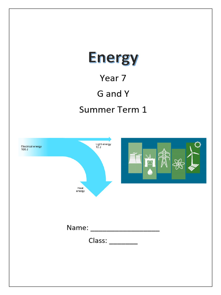 Energy Closure Booklet GY Groups | PDF | Potential Energy | Science ...