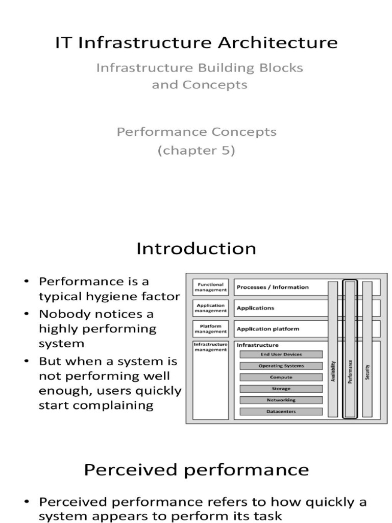 Lecture 03. Performance Concepts | PDF