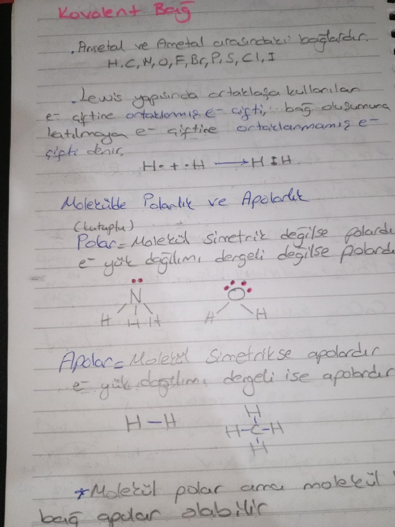 Kovalent Bağ | PDF