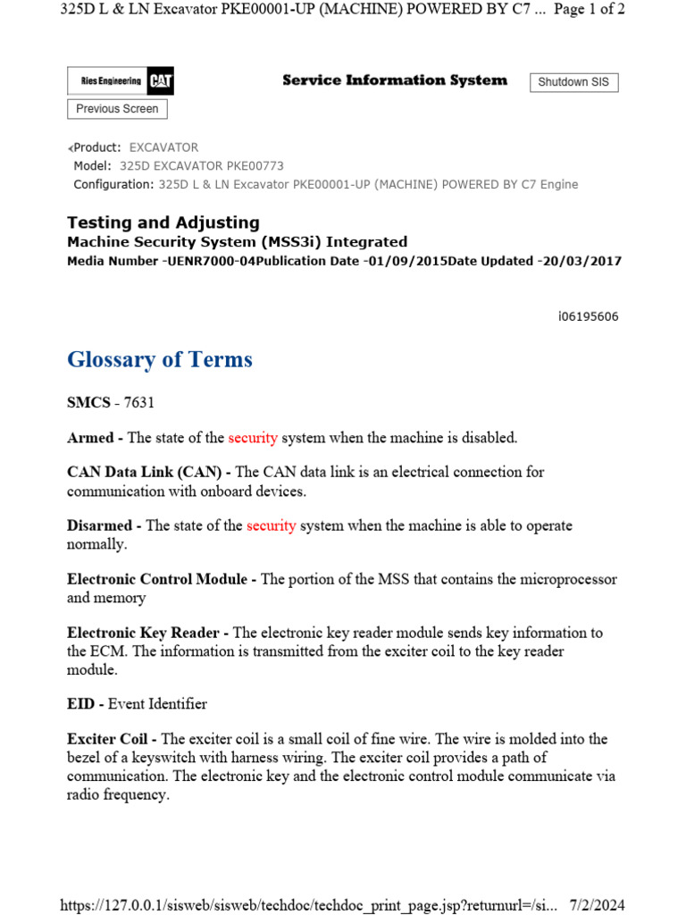 325D HAB Glossary of Terms | PDF