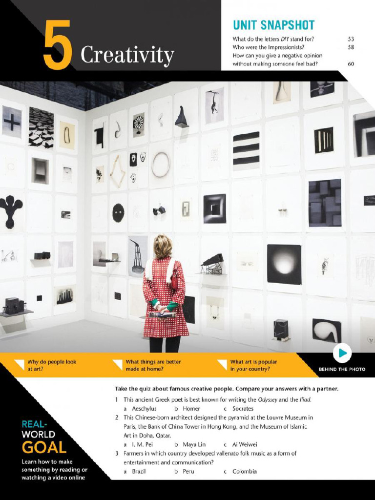 Unit 5_Creativity | PDF
