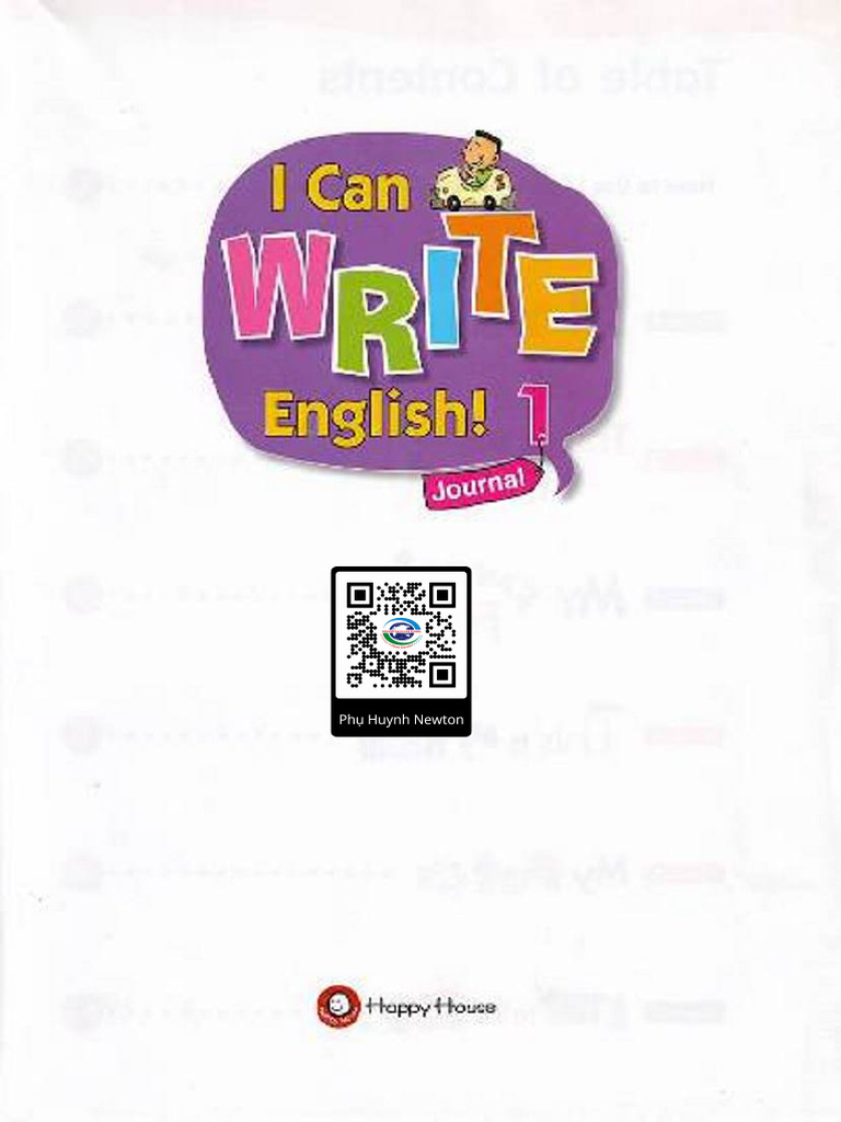 I Can Write English 1 | PDF