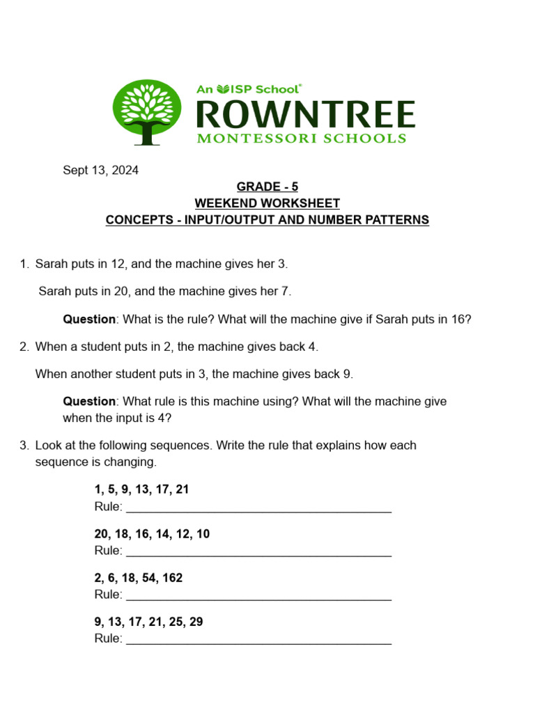 WEEKEND WORKSHEET (1) | PDF