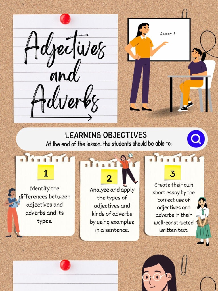 Adjectives and Adverbs by Ms. Angel | PDF