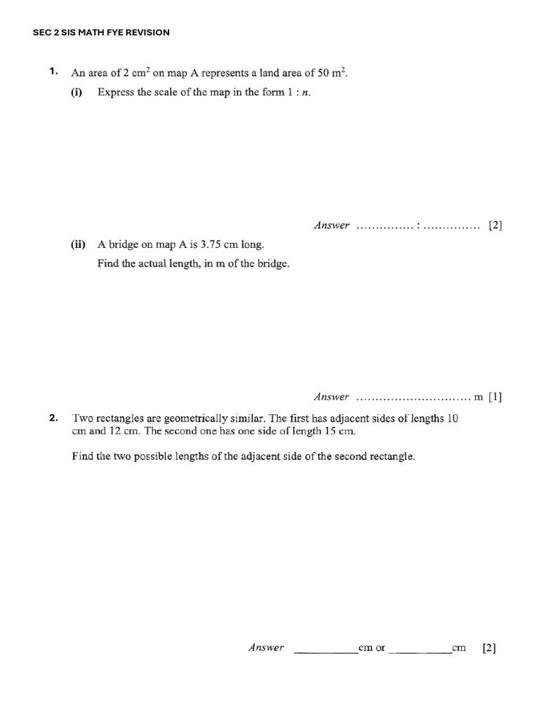 FYE secondary 2 (semester 2 only) | PDF