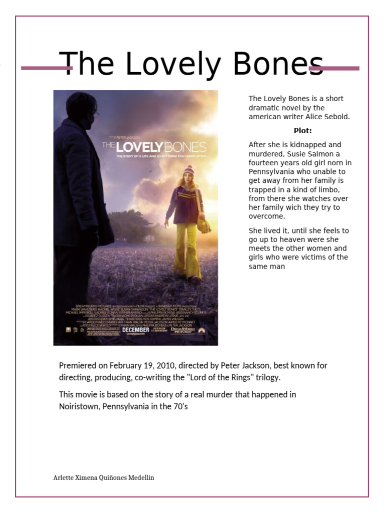 The Lovely Bones-Ximena | PDF