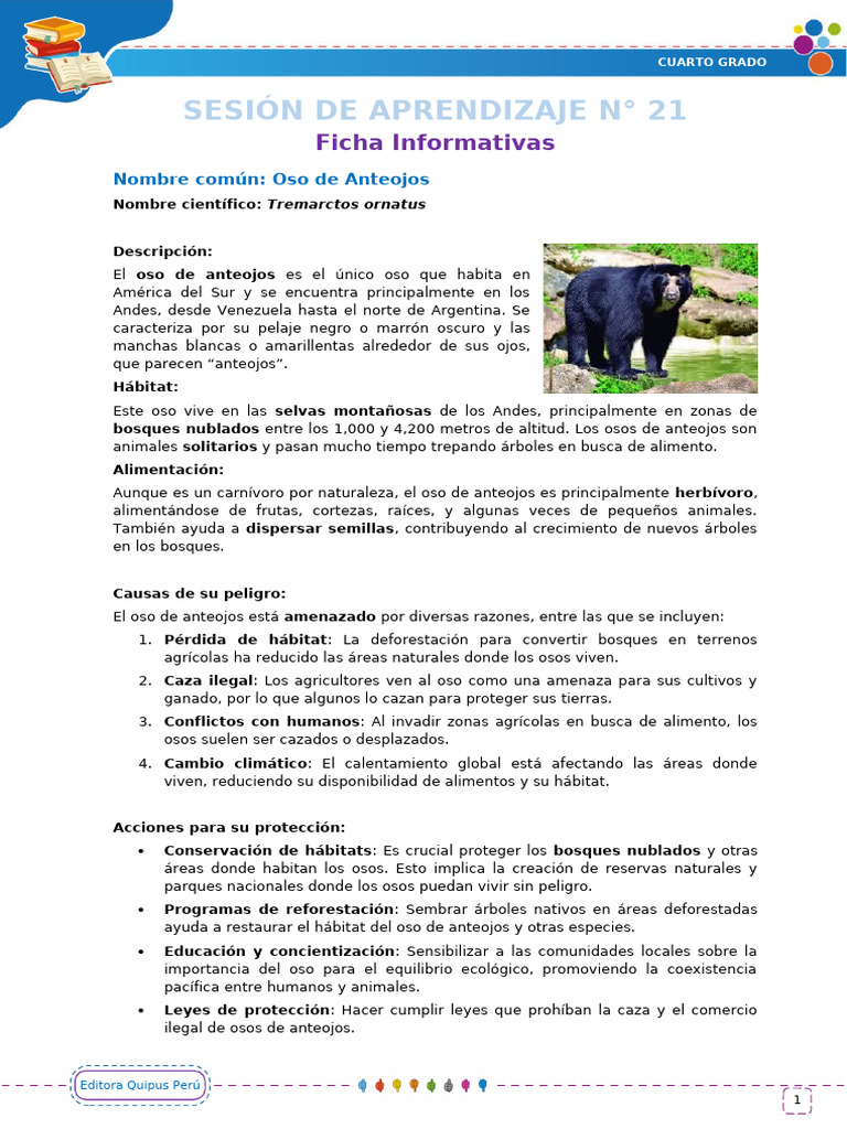 Anexo de Sesiones de Aprendizaje - Semana 3 - UD VII - Editora Quipus Perú | PDF