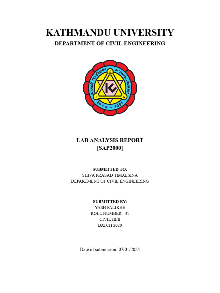 SAP Lab Analysis Report | PDF