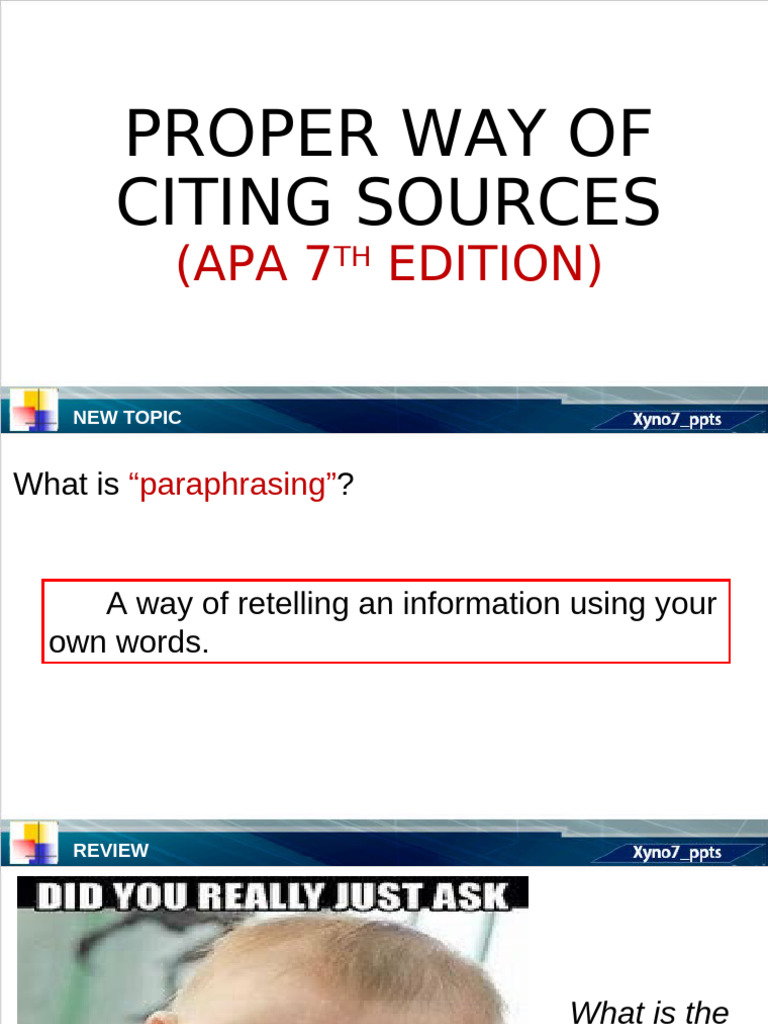 Citing Sources 1 Pdf