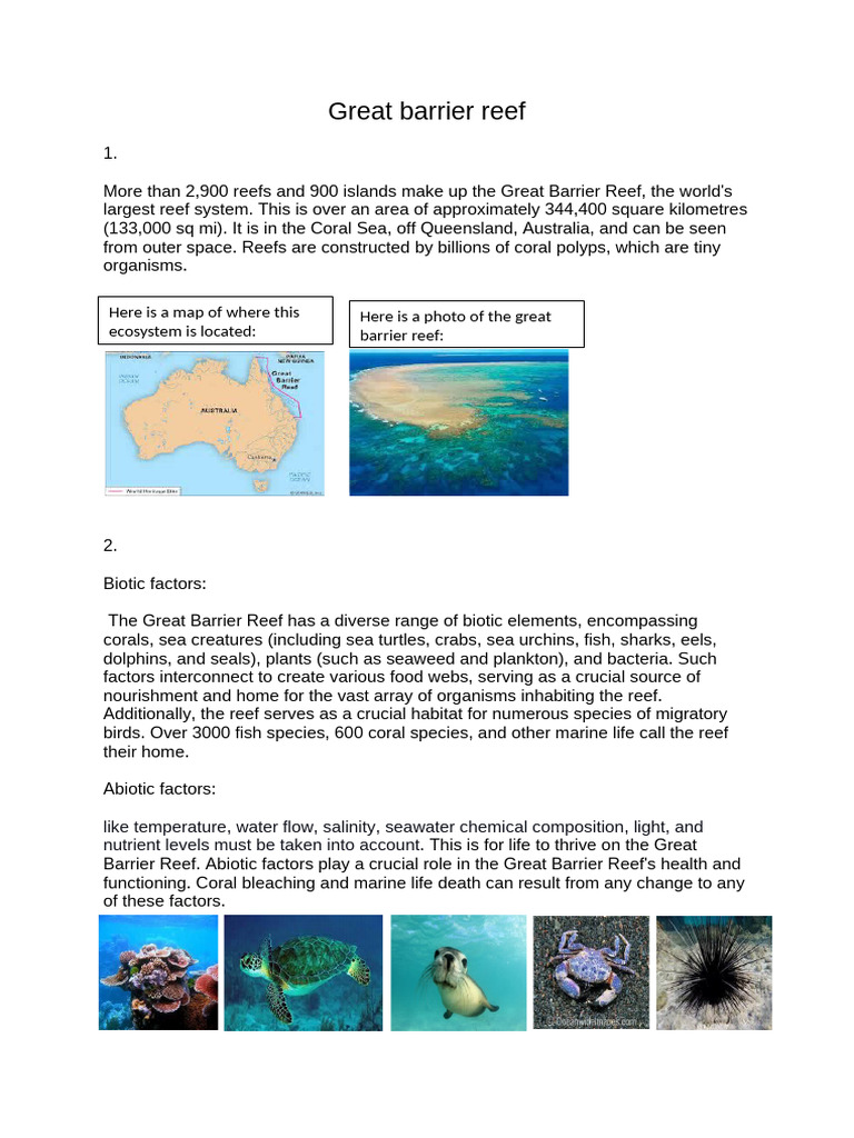 Great Barrier Reef | PDF