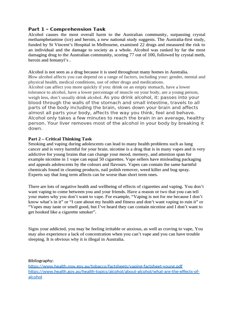 Charlotte Aquilina-PDH Assignment-Be Smart, Be Safe | PDF